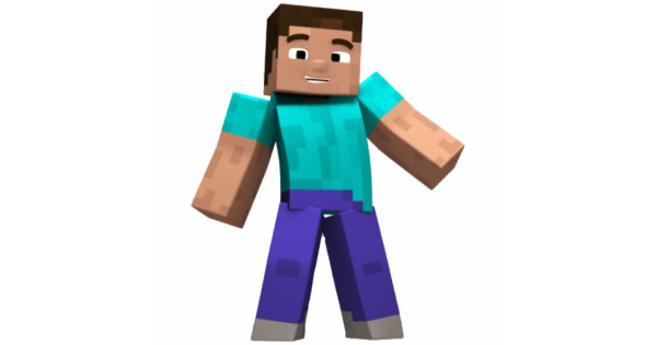 Aplique Minecraft (Steve)